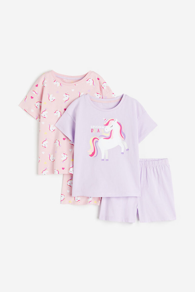 2-pack printed jersey pyjamas