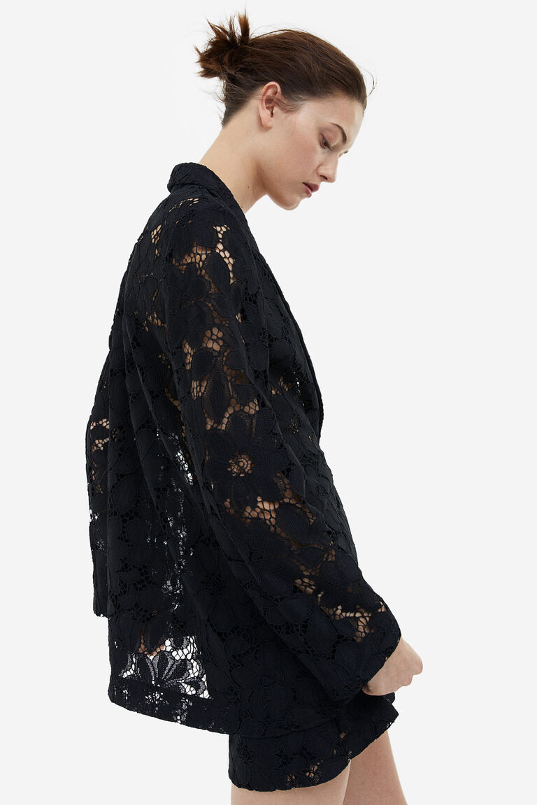 Lace blazer