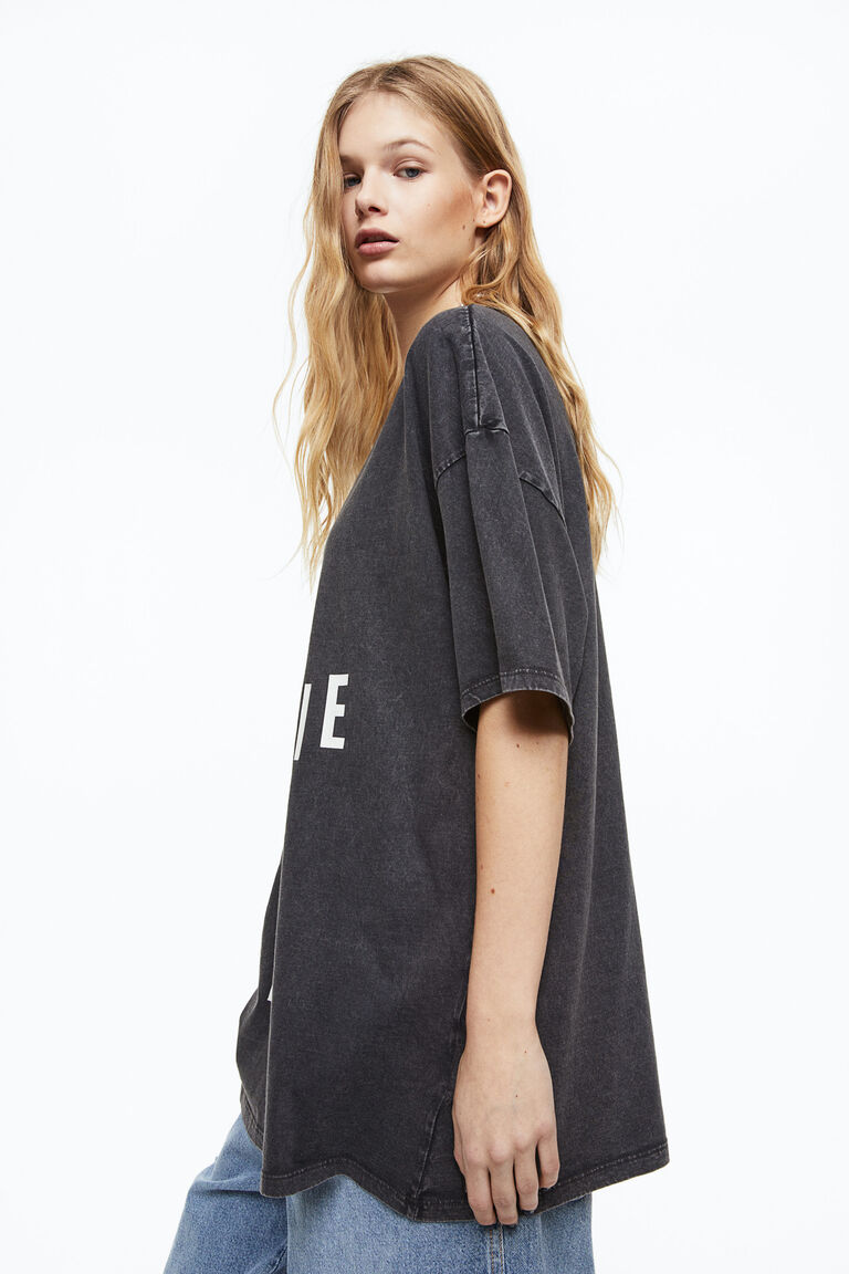 Oversized printed T-shirt