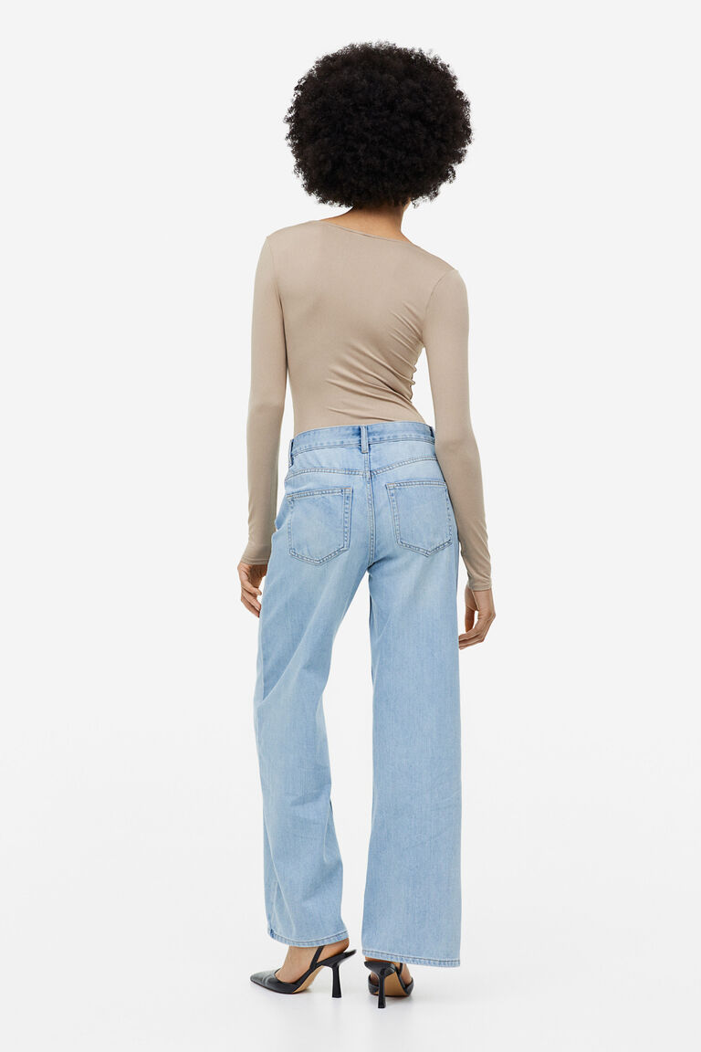 Wide Low Jeans