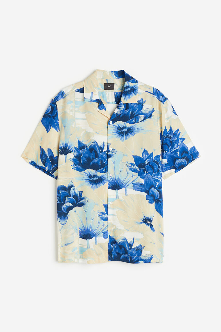Patterned resort shirt