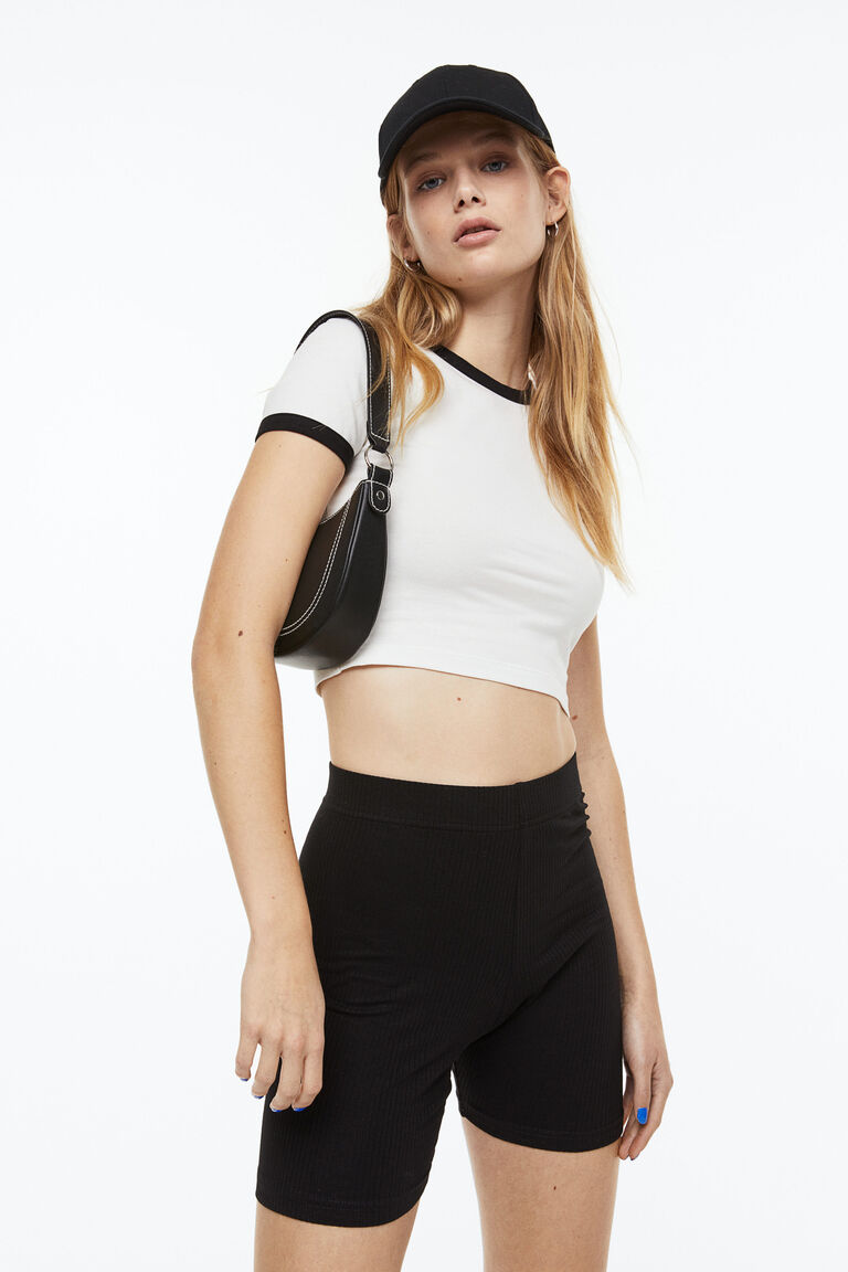 2-pack cropped tops