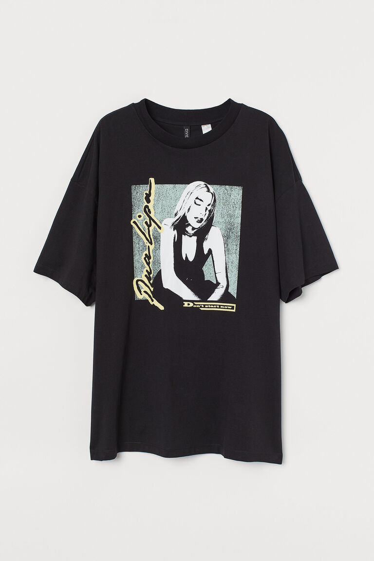 Oversized printed T-shirt