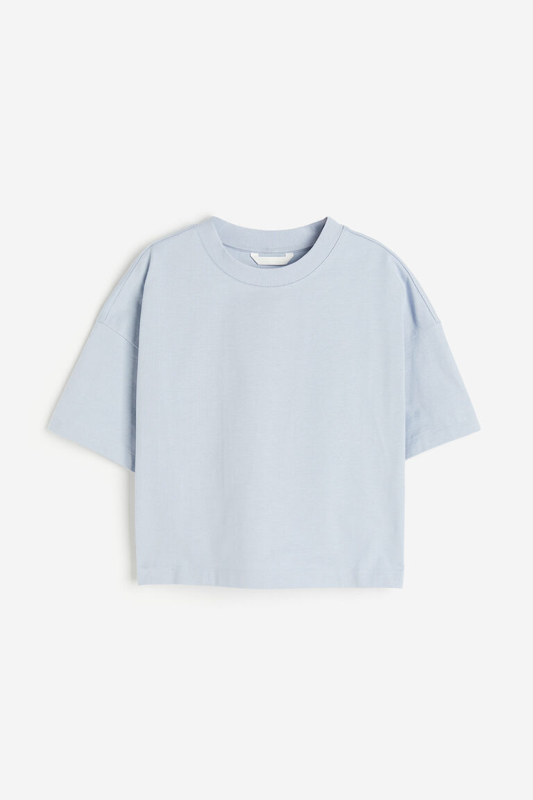 Boxy-style cotton T-shirt