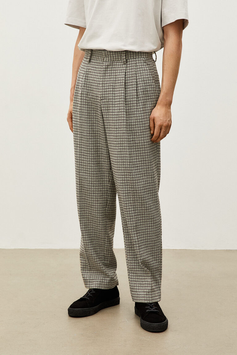 Relaxed Fit Wool-blend trousers
