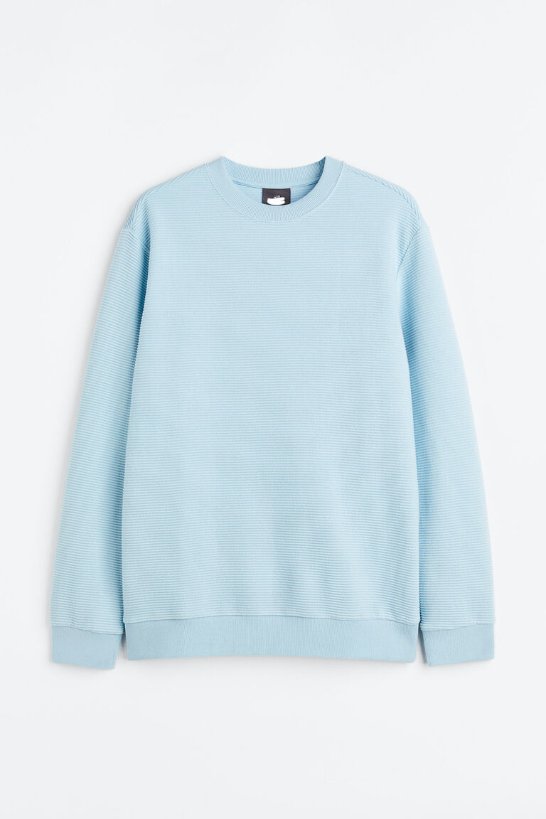 Regular Fit Ribbed sweatshirt
