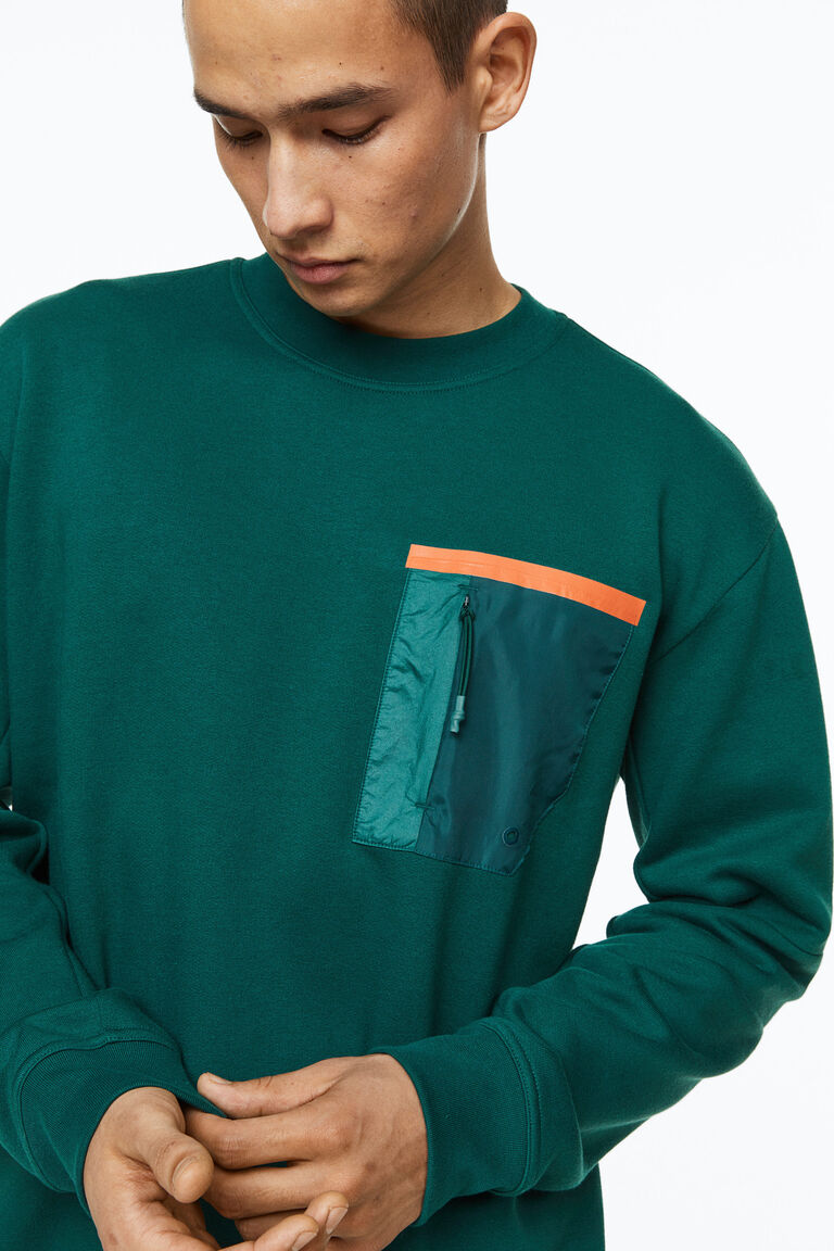 Oversized sports sweatshirt in DryMove™