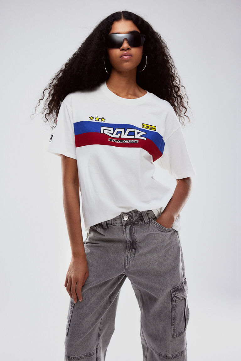 Oversized printed T-shirt