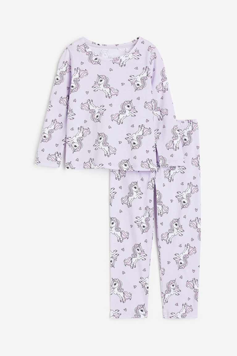 Cotton jersey pyjamas