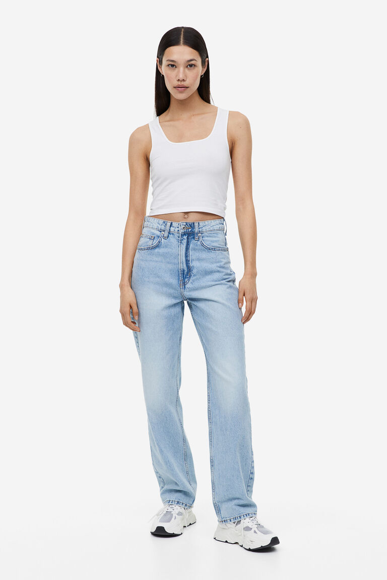 Cropped vest top