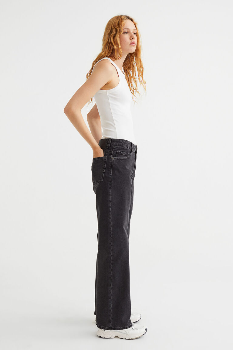 Wide Low Waist Jeans