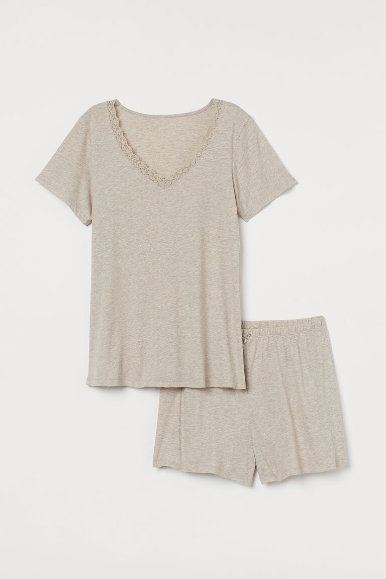 Pyjama T-shirt and shorts