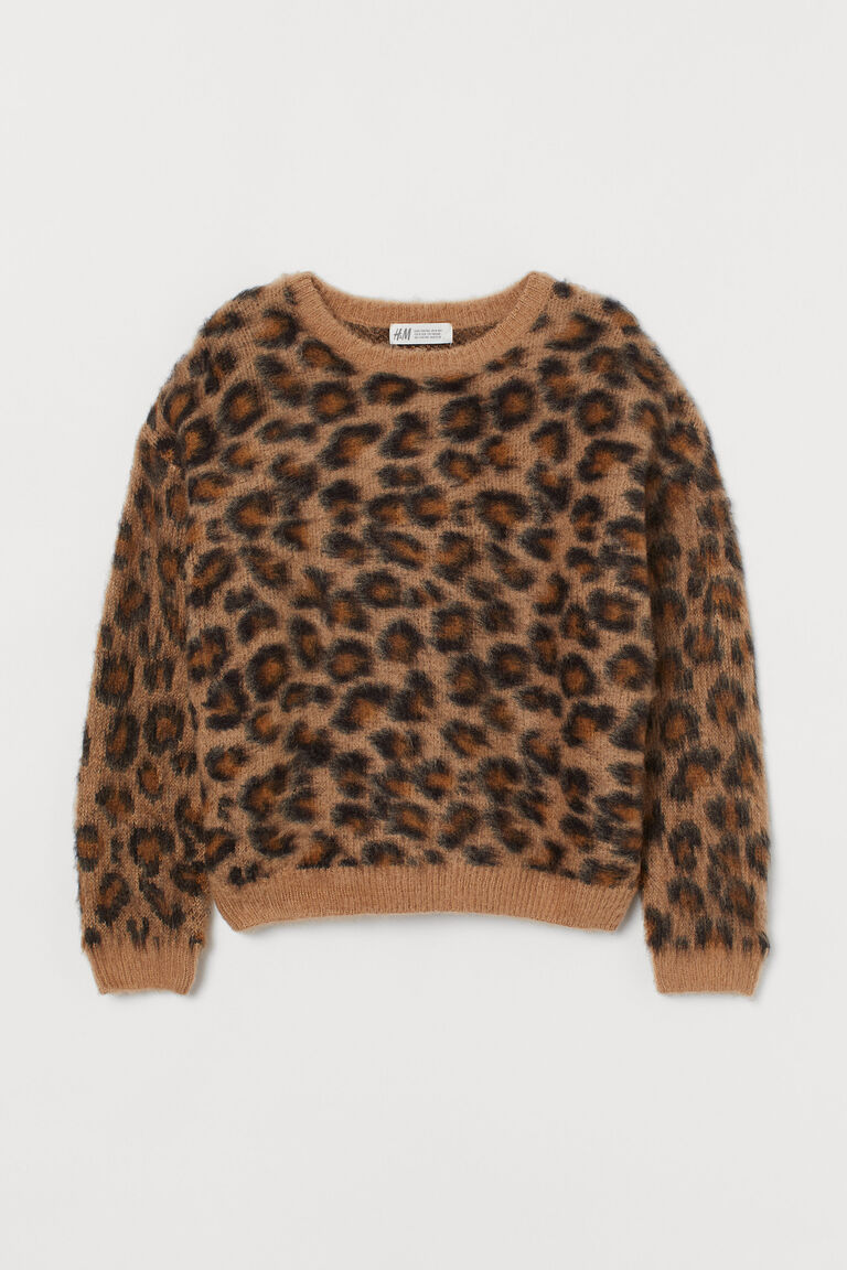 Jacquard-knit jumper