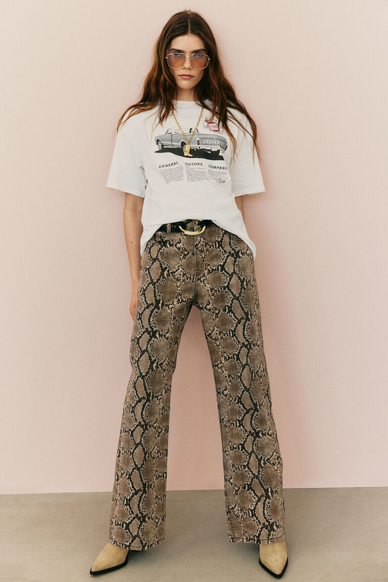 Oversized printed T-shirt