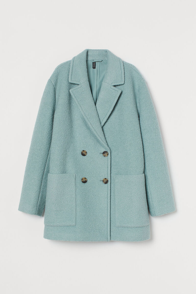 Wool-blend coat