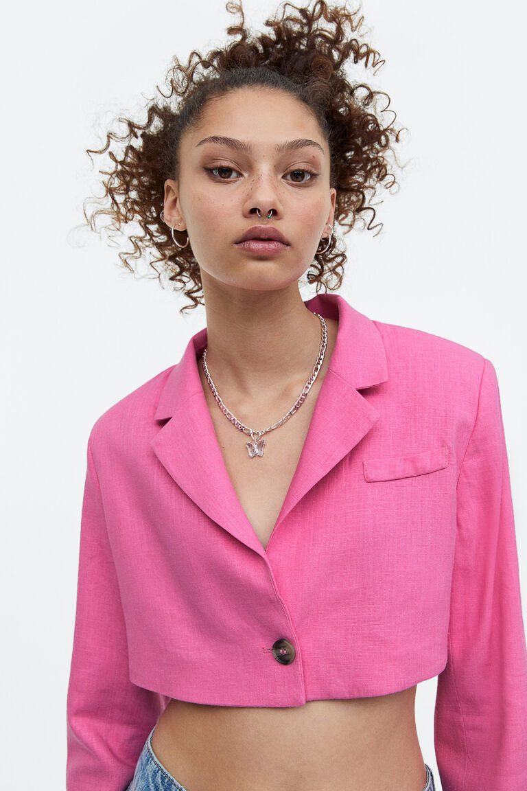 Cropped blazer