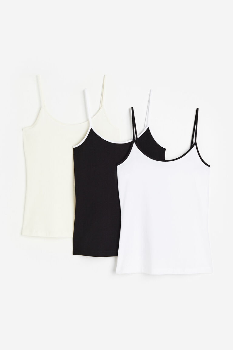 3-pack strappy tops