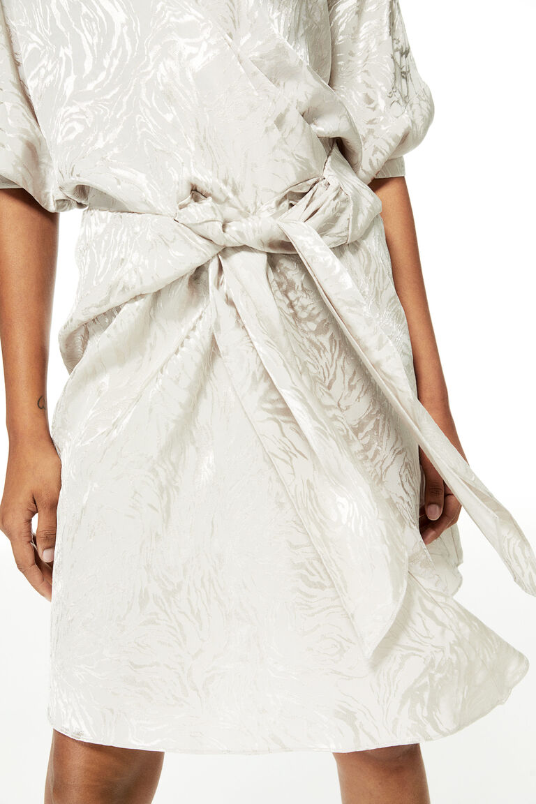 Jacquard-weave dress