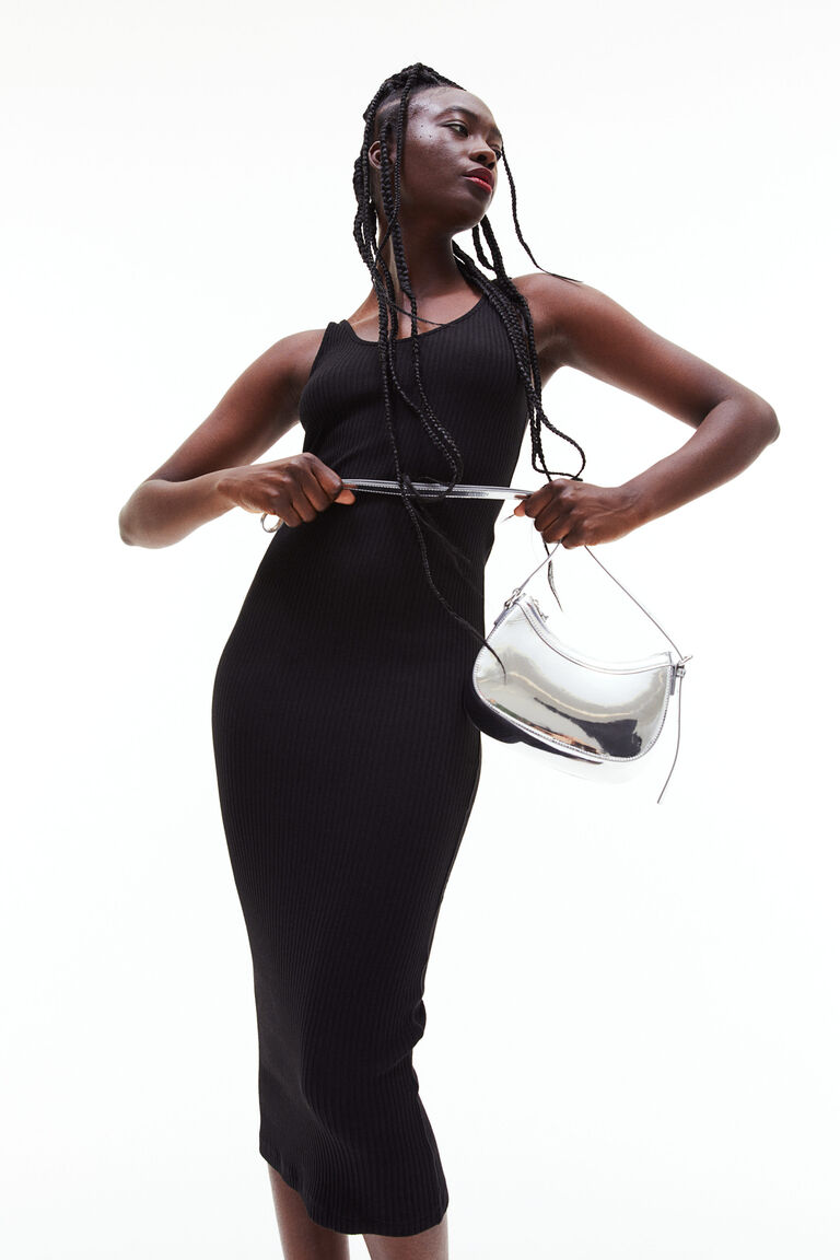 Ribbed bodycon dress