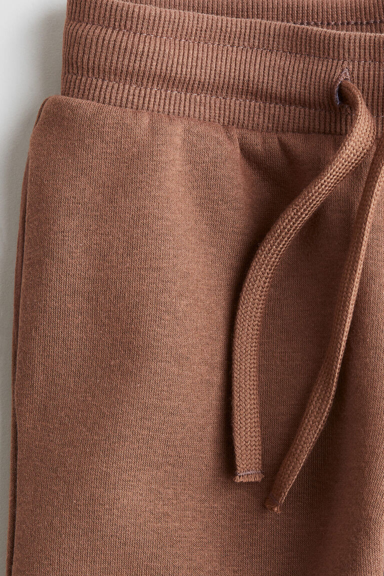 Brushed-inside joggers