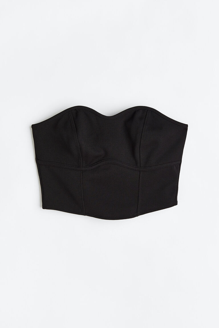 Cropped bandeau top