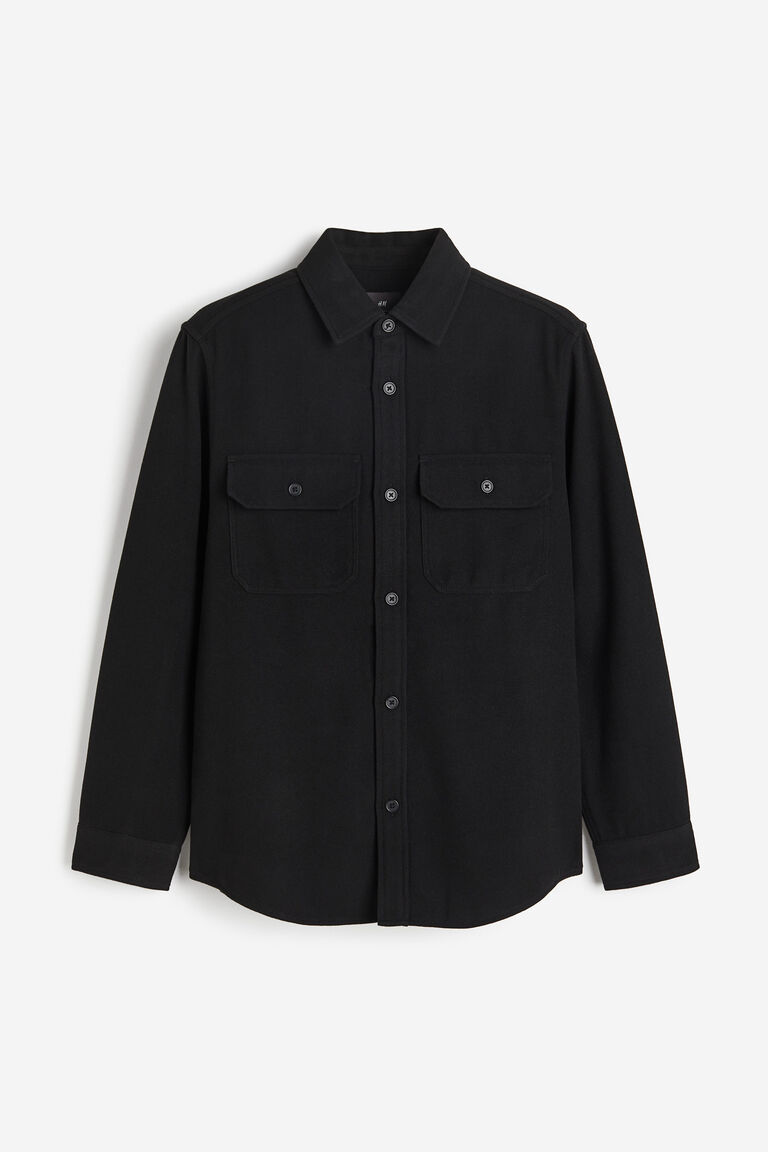 Twill overshirt