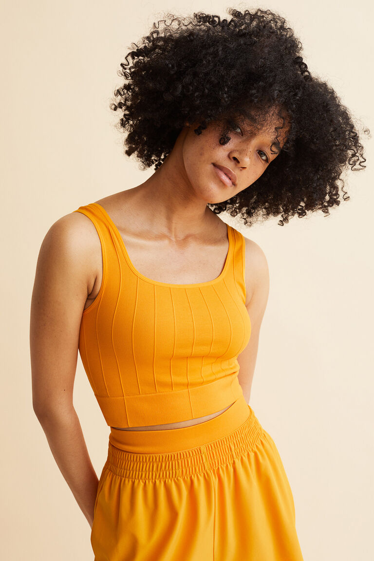 Seamless Cropped sports top