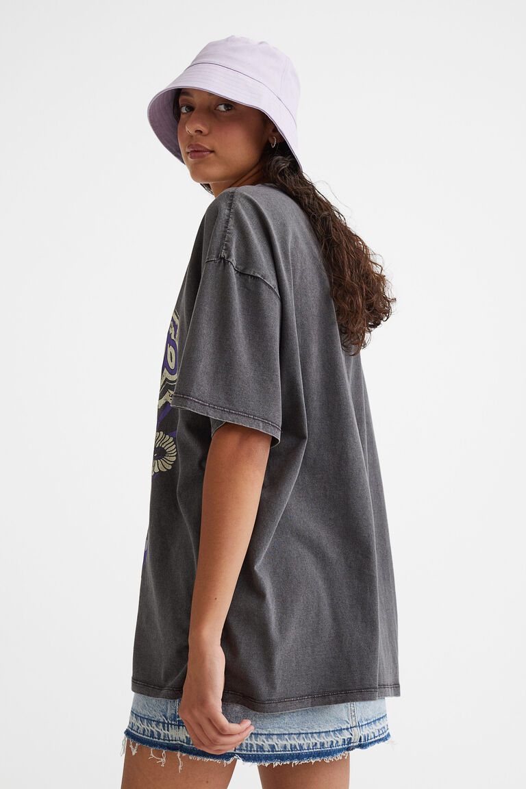 Oversized printed T-shirt