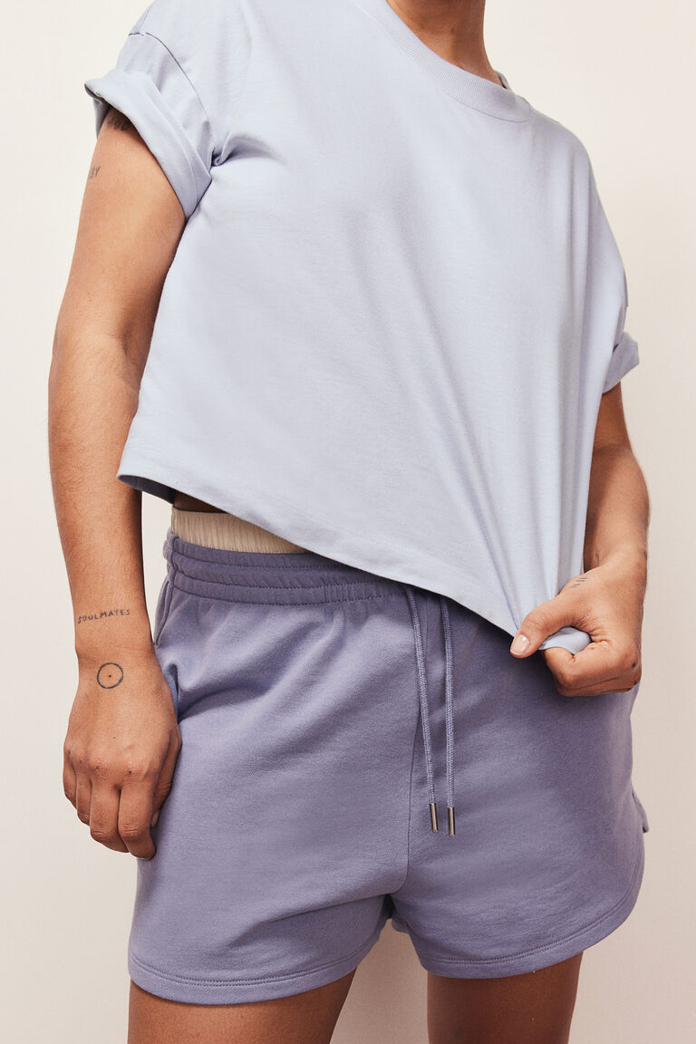 Boxy-style cotton T-shirt