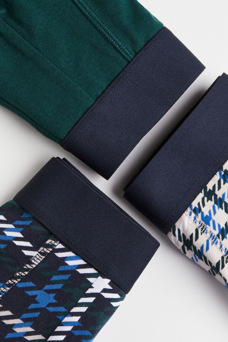 3-pack cotton short trunks