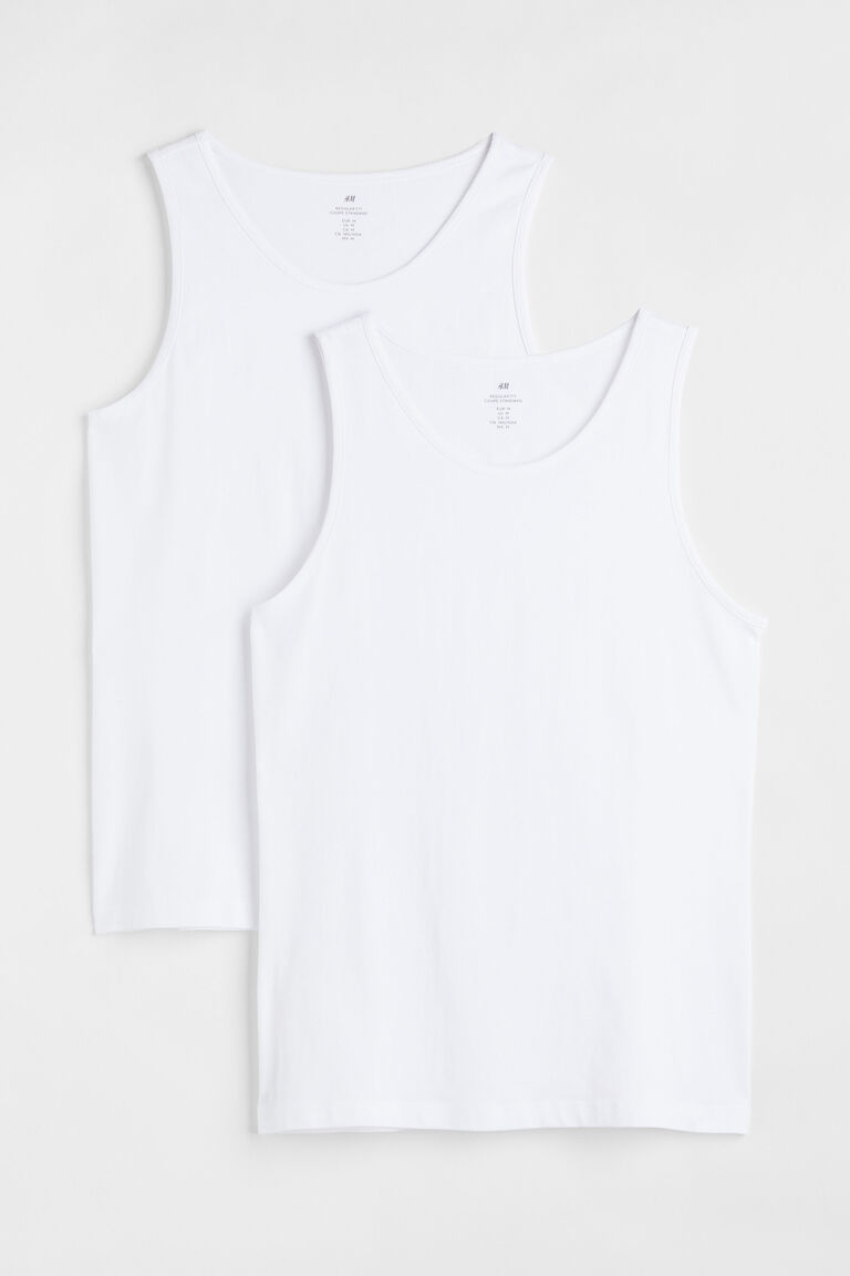2-pack Regular Fit vest tops