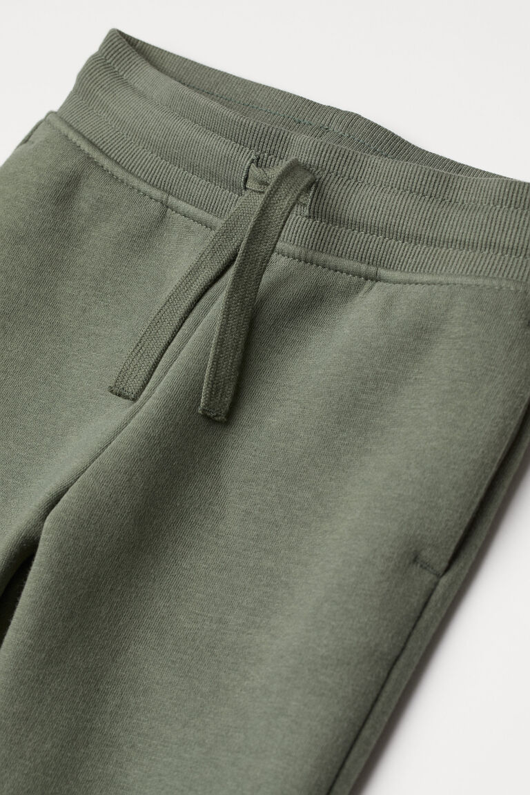 Brushed-inside joggers