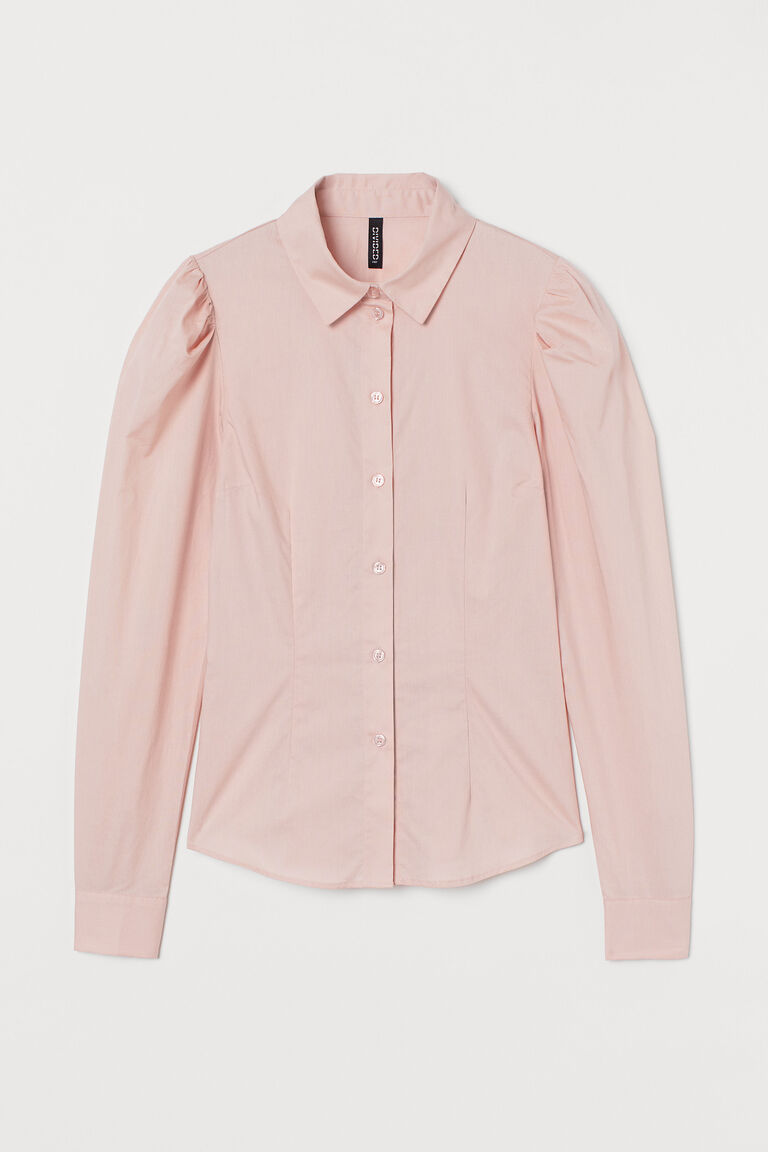 Puff-sleeved shirt