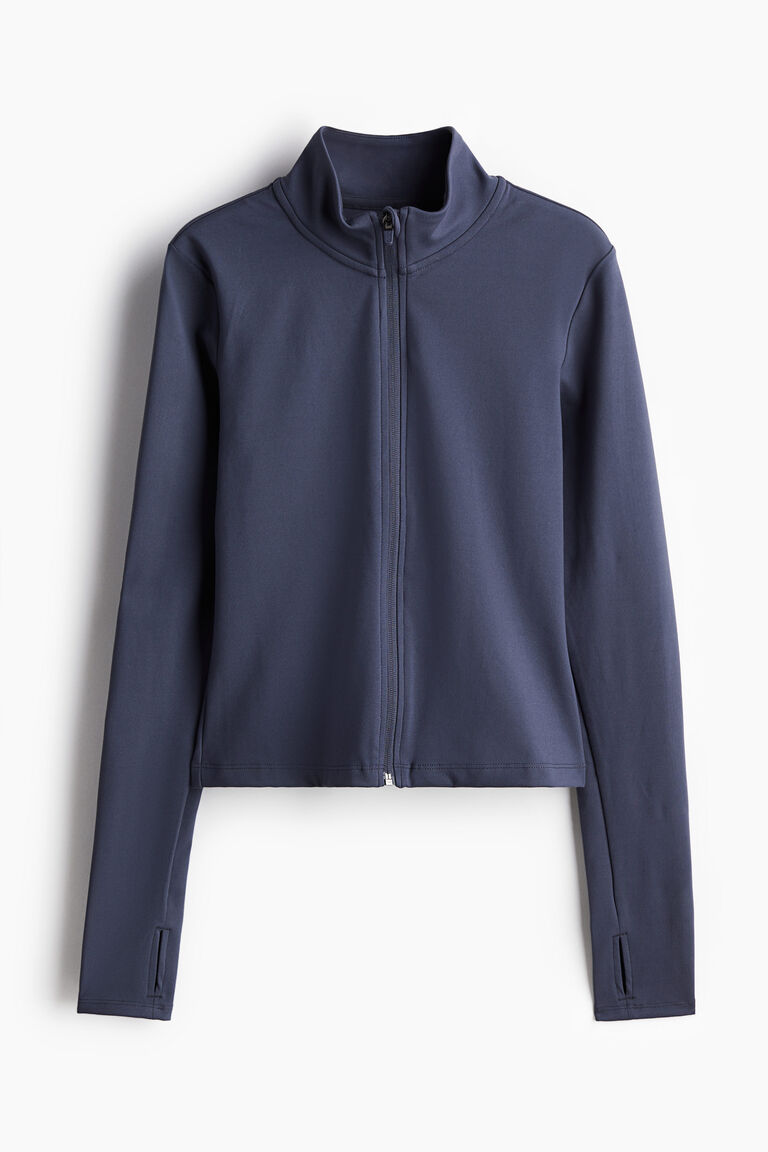 Zip-through sports jacket with SoftMove™