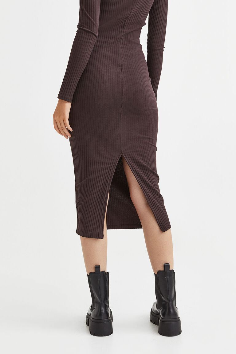 Ribbed bodycon dress