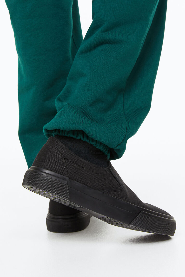 Slip-on cotton trainers