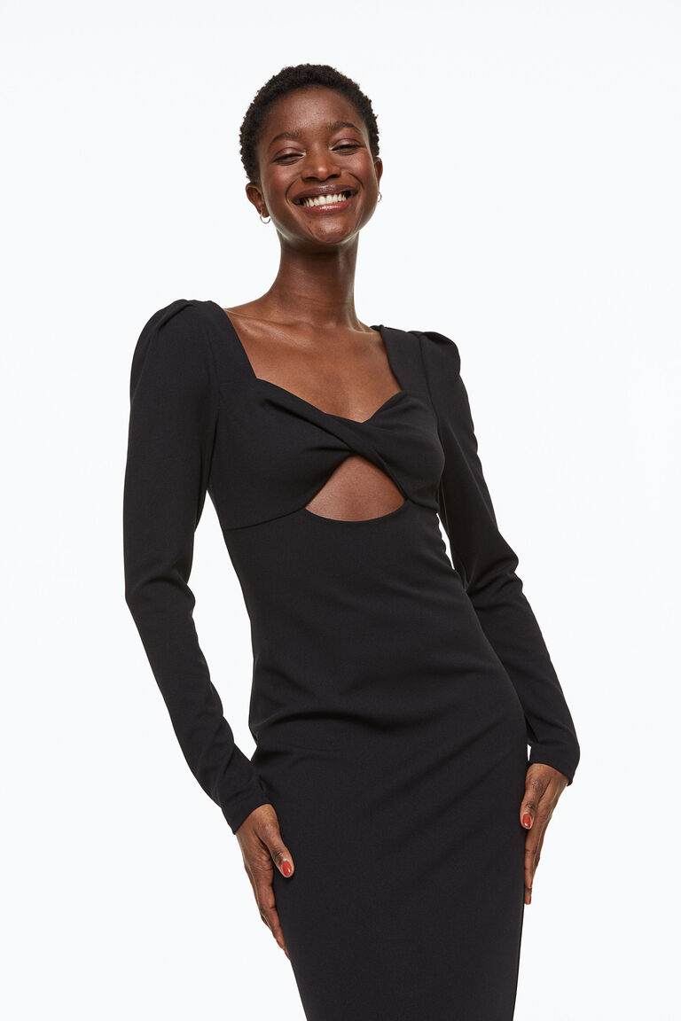 Cut-out bodycon dress