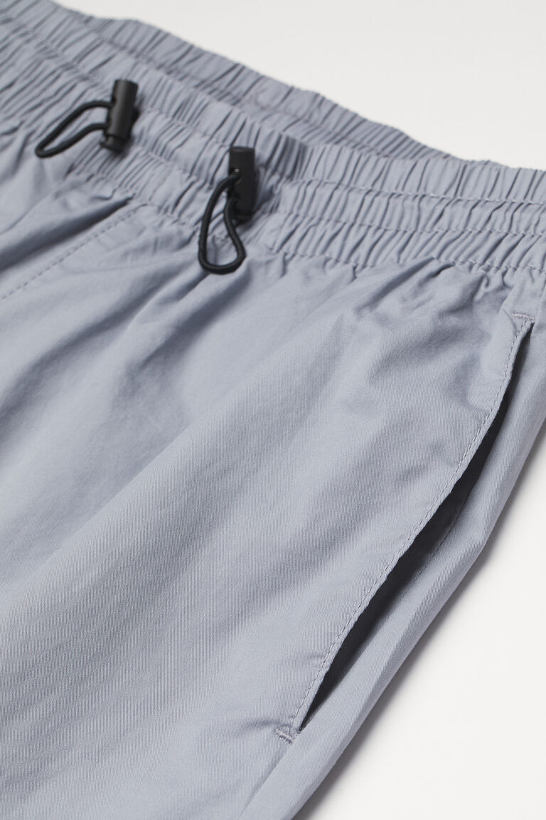 Cotton drawstring trousers