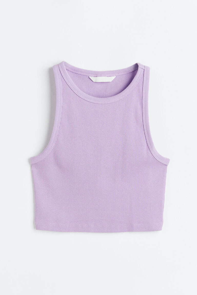 Cropped vest top