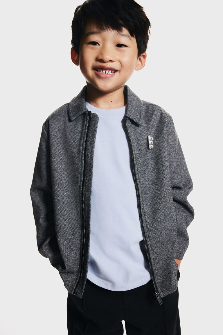 Ribbed velour shacket