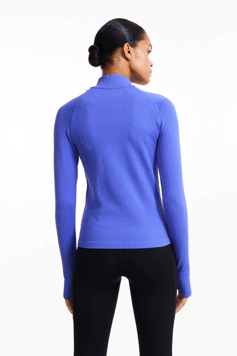 DryMove™ Seamless Zip-top sports top
