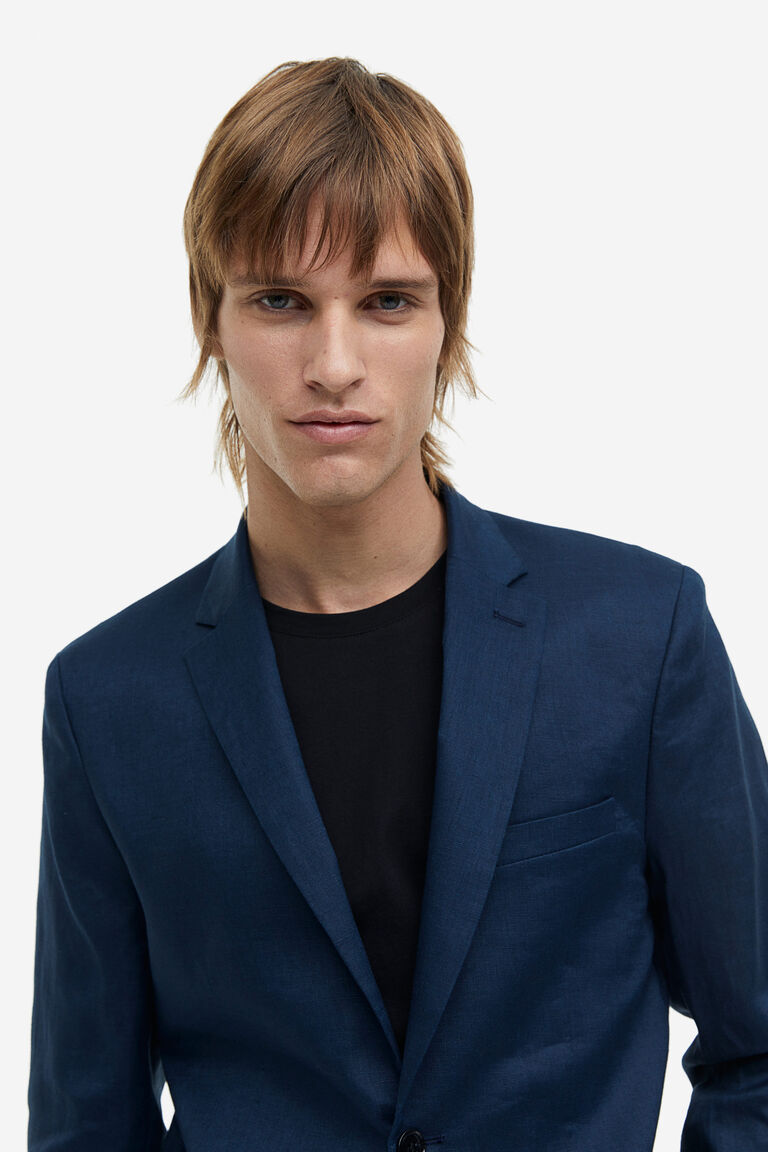 Slim Fit Linen jacket