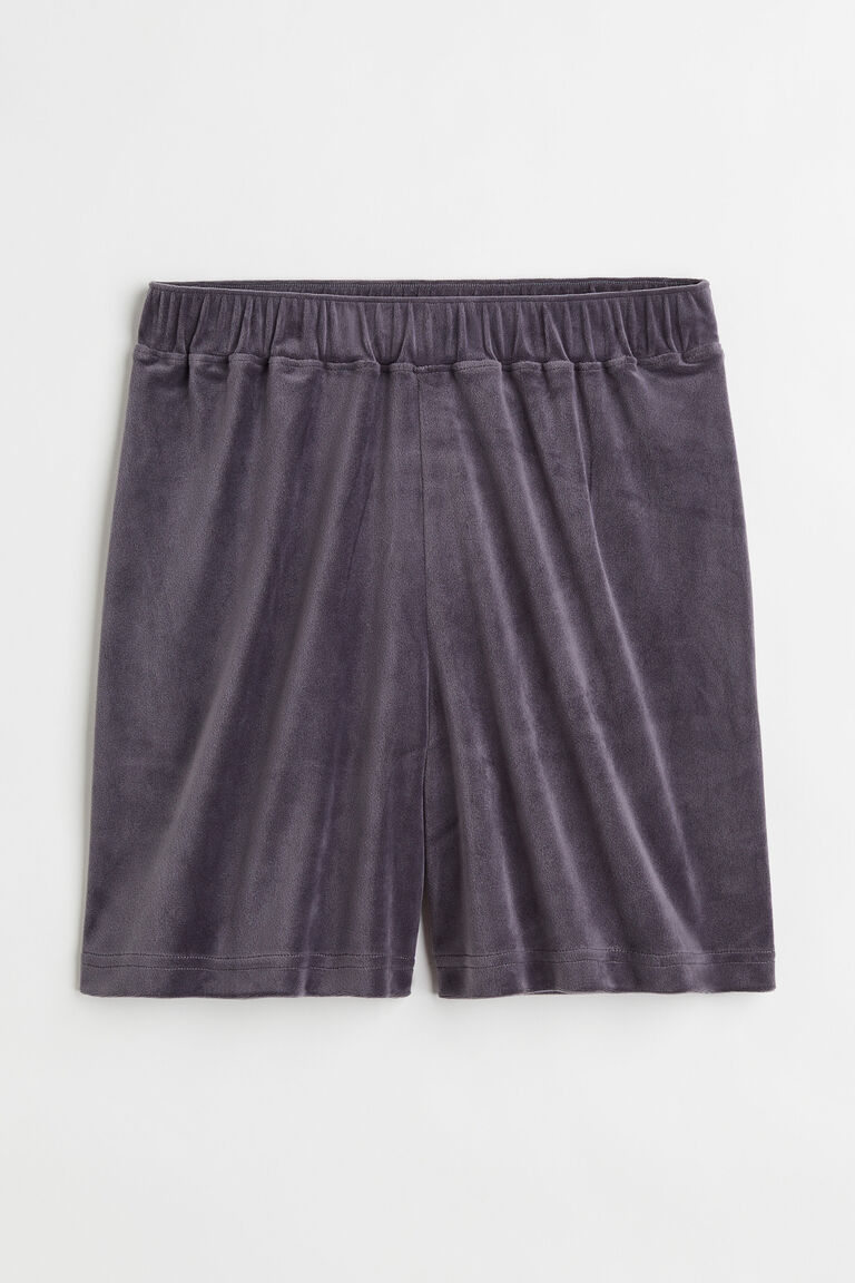 Velour shorts