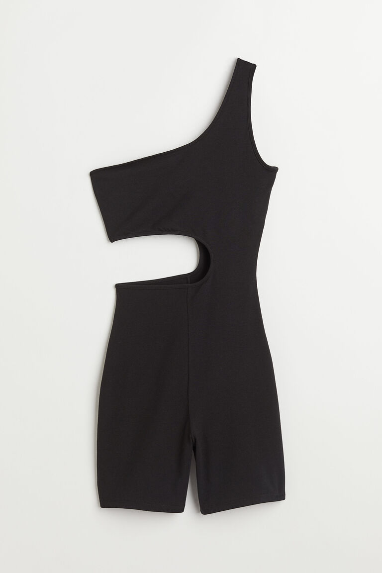 Cut-out unitard