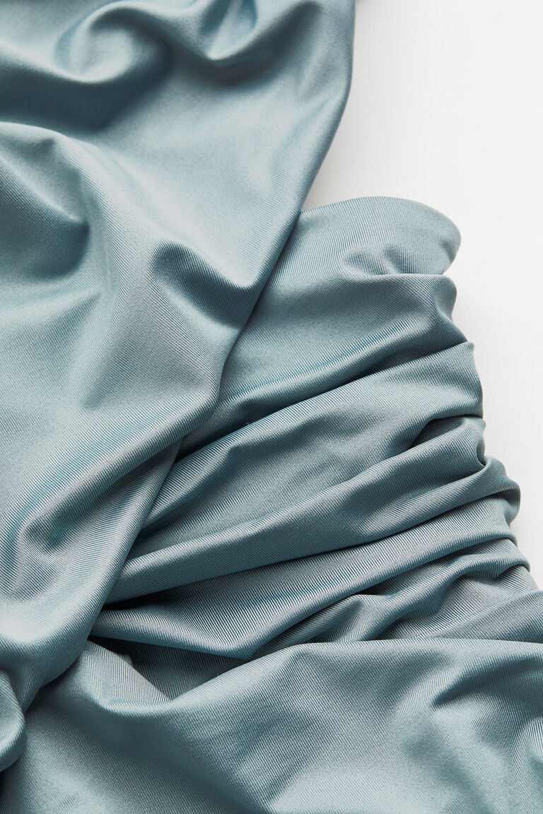 Draped off-the-shoulder body