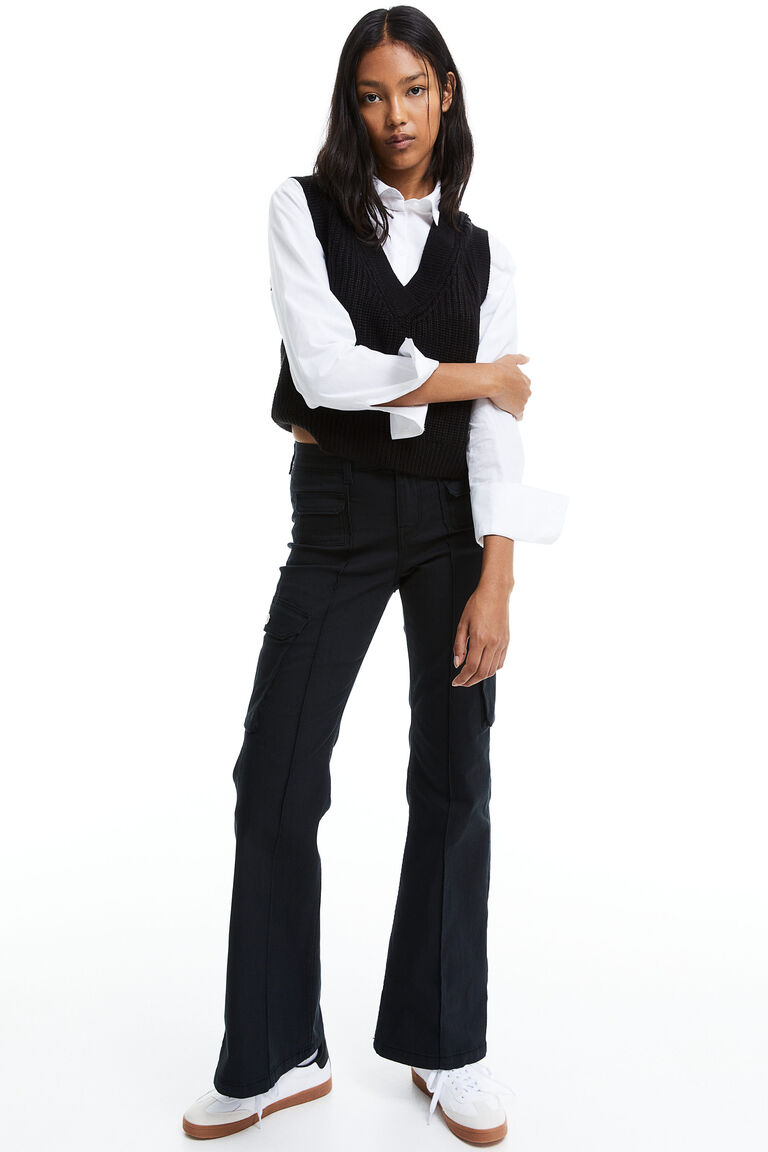 Rib-knit sweater vest