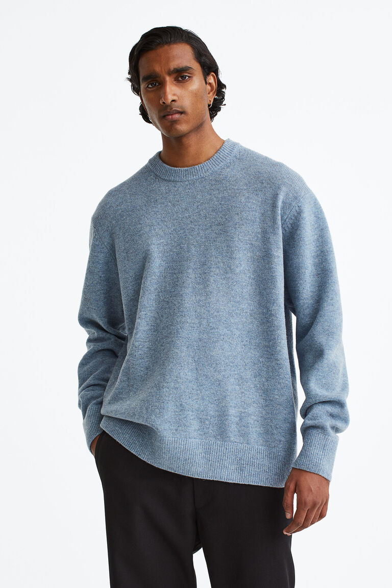 Knitted wool jumper