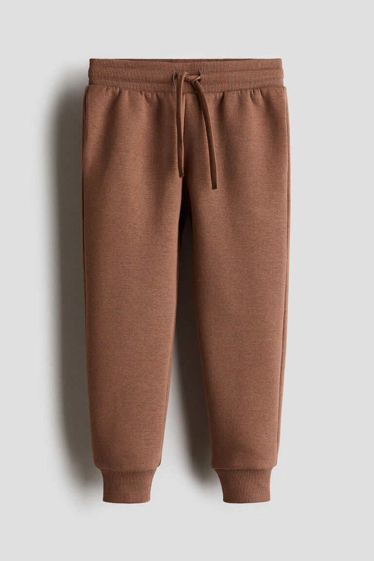 Brushed-inside joggers