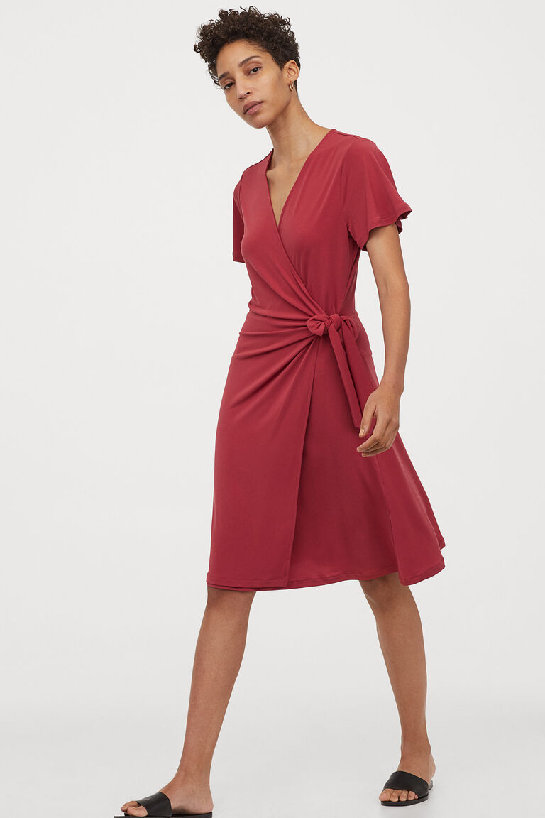 Jersey wrap dress