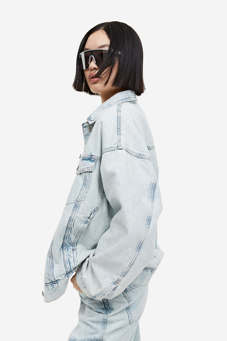 Oversized denim jacket